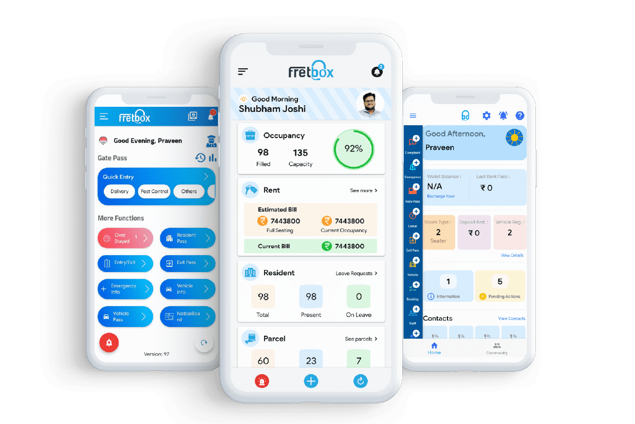 India's Best Hostel management solution | PG Management Software | FretBox